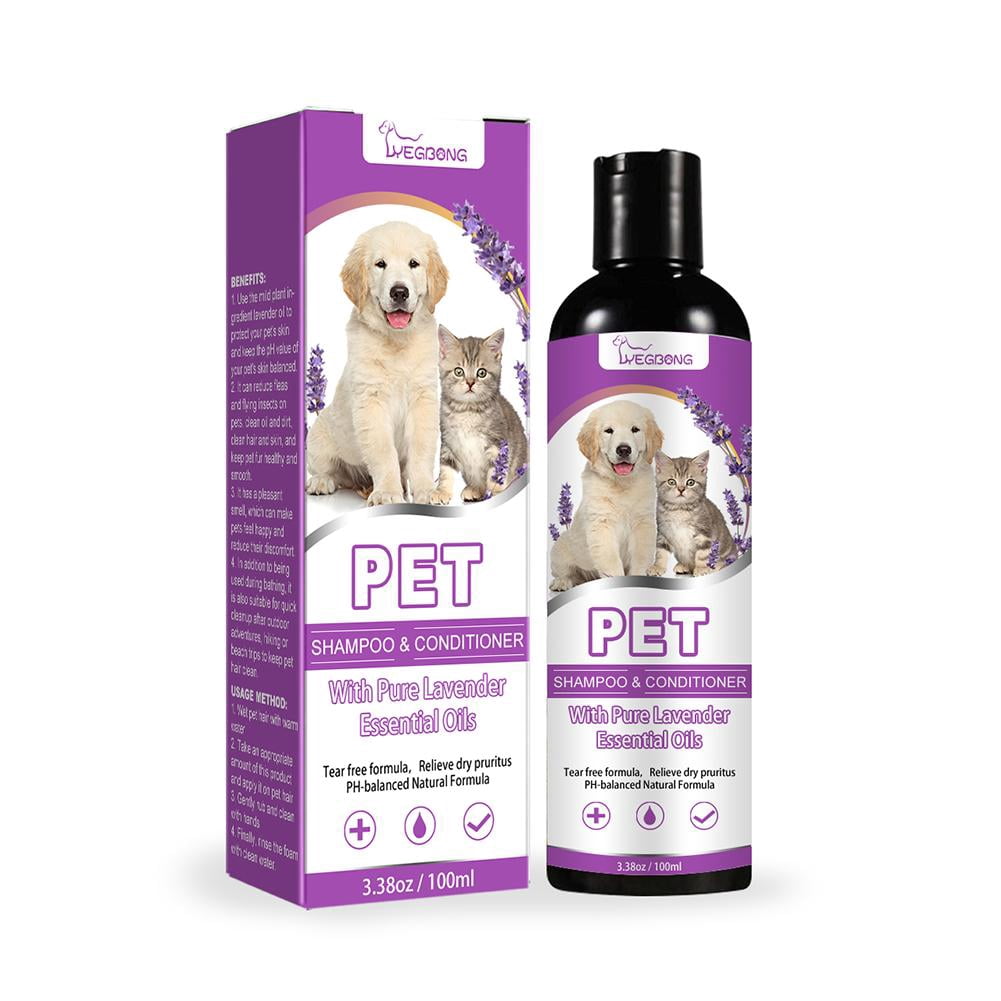 Pet Shampoo & Conditioner For Dogs Cat Body Lotion Extract Moisturizing ...