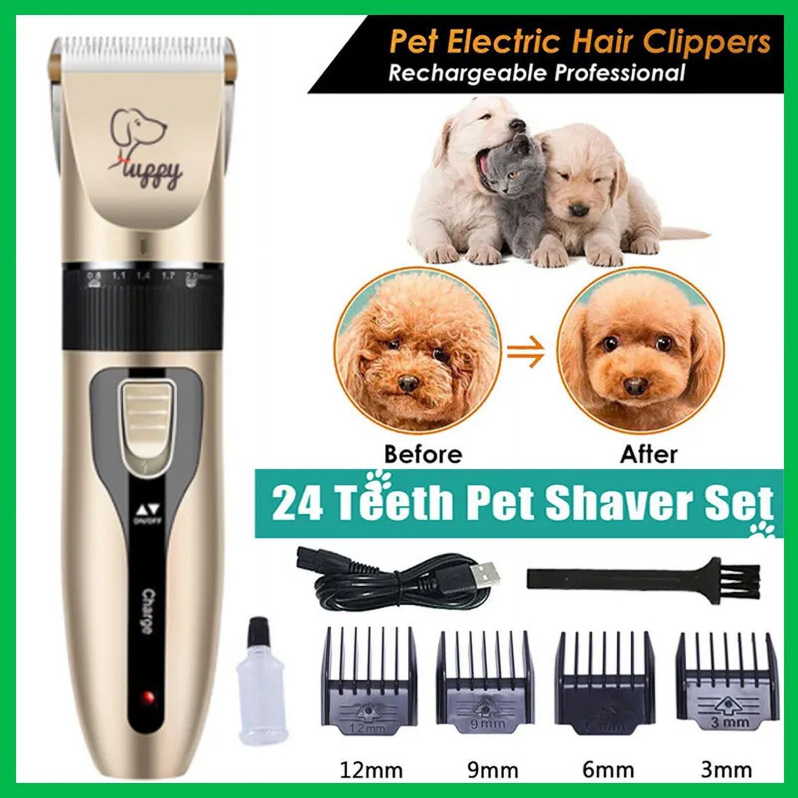Pet Shaver Cordless 4 in 1 for Dogs for Cats - Professional Pet ...