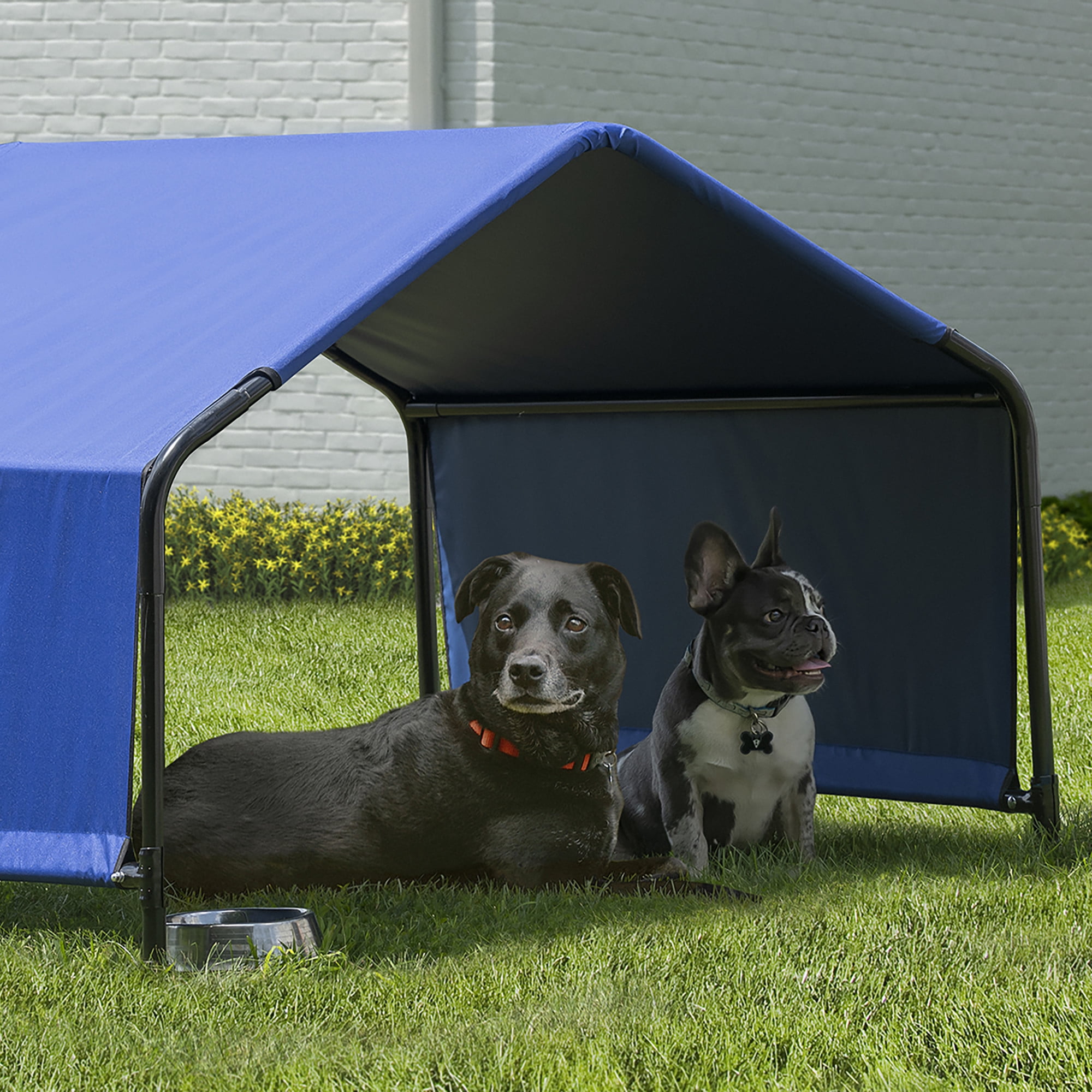ShelterLogic Outdoor Waterproof Pet Shelter, 4x4x3 ft. Shade Tent for ...