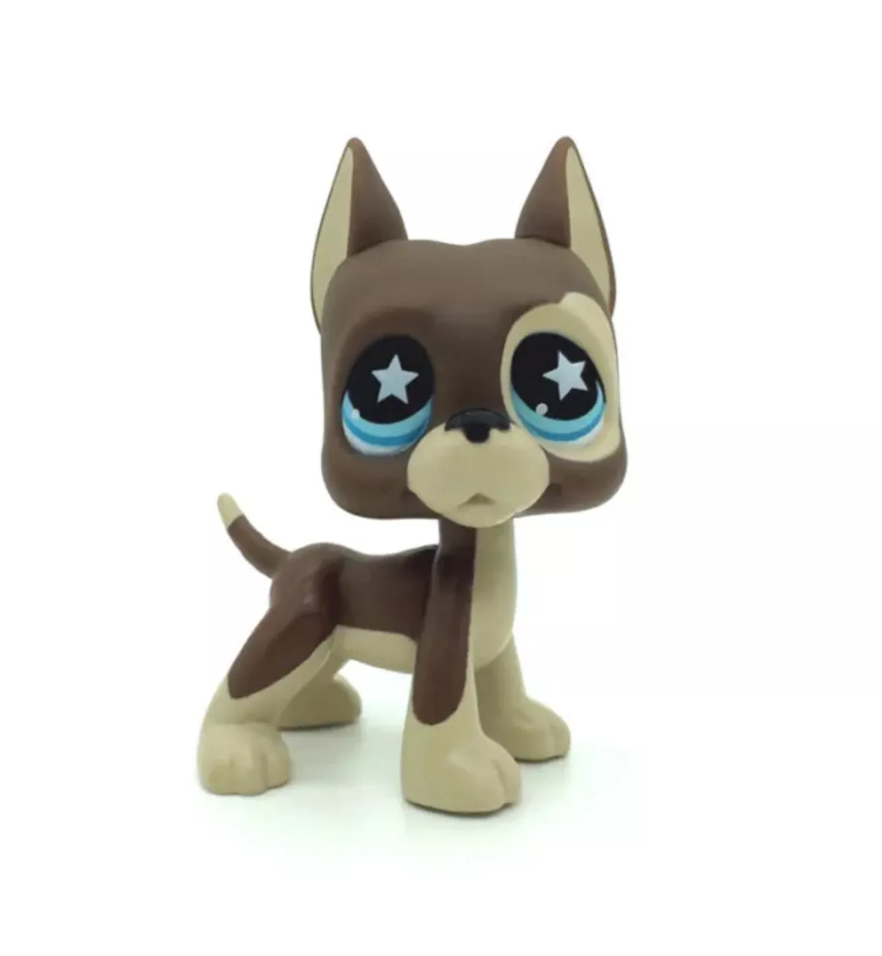 Pet Shop Great Dane Dog Star Eyes, Brown Cream - Walmart.com