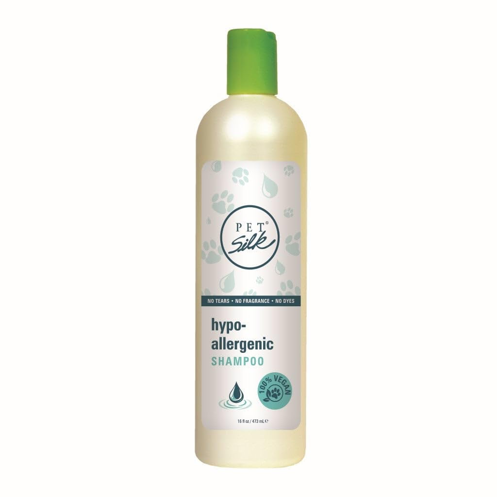Pet Silk Hypoallergenic Shampoo, Free of Dyes and Fragrances, Specially ...