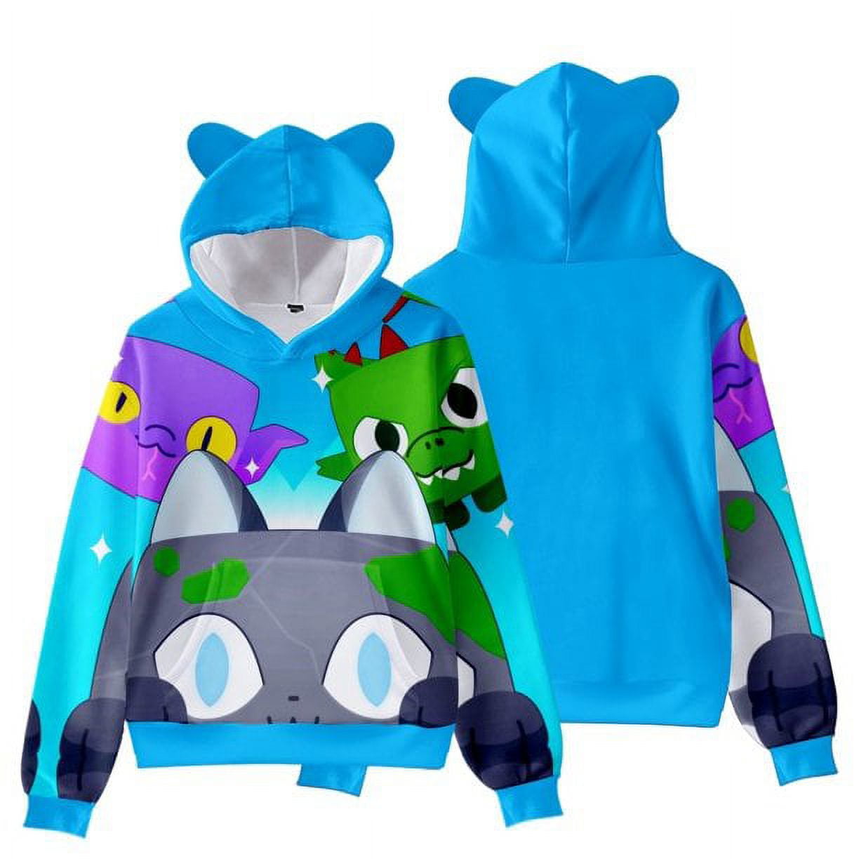 Pet Simulator X personality printing cute Cat's ears Steamed cat-ear ...