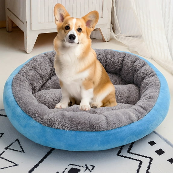 Pet Sleeping Pad - Extra Thick Fluffy Mat for Dogs and Cats with Non ...