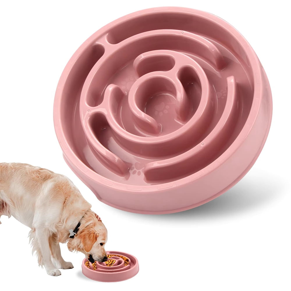 Pet Slow Feeder Bowls , Anti-Choking Maze Dog Food Bowls, Anti-Slip ...