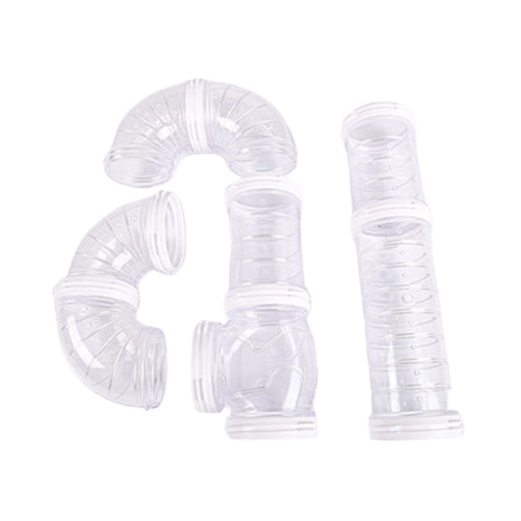 Pet Small Animal Hamster Tube Tunnel Clear DIY Toy Rabbits Tube Track ...