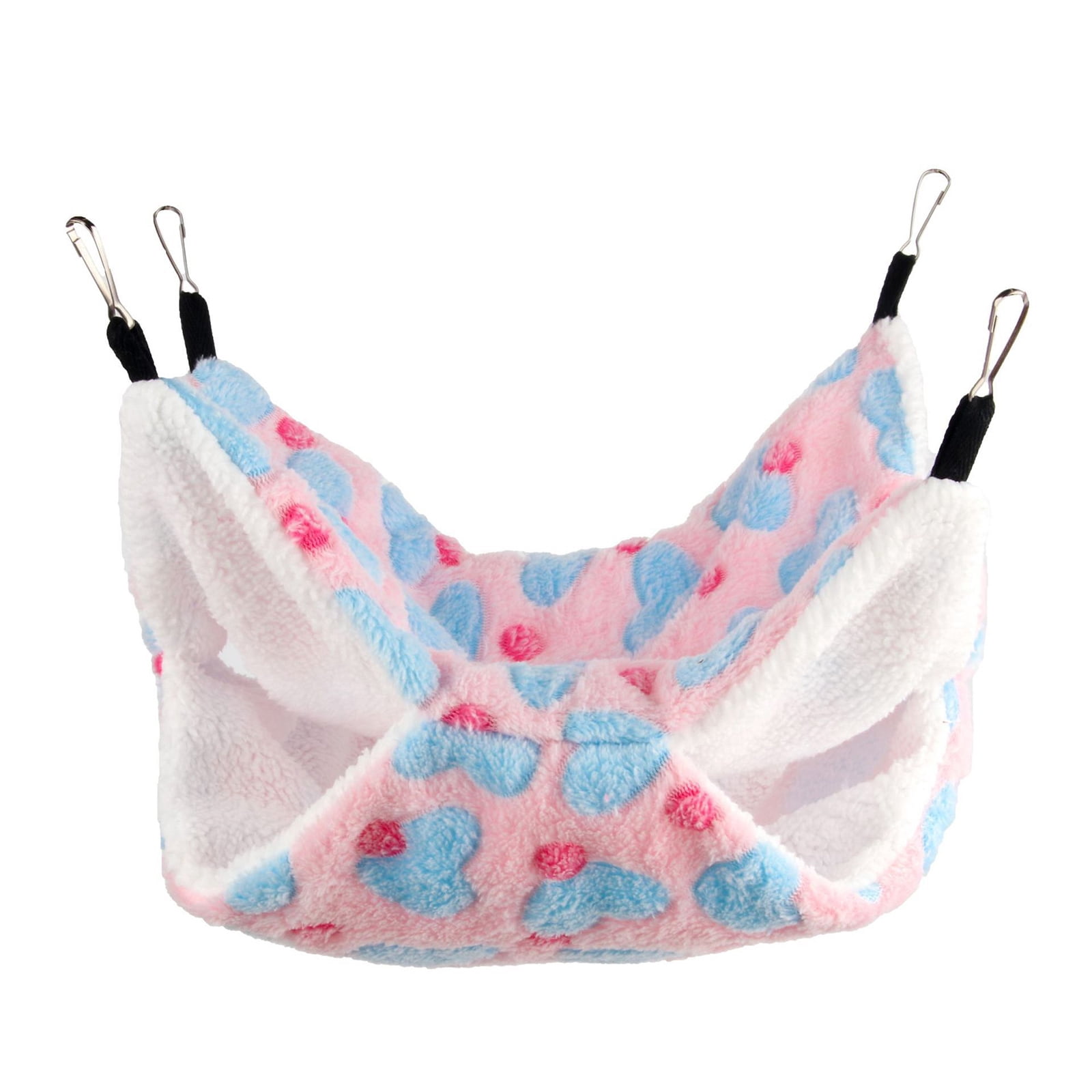 Pet Small Hamster Furry Bed Habitat Soft Shelter Hammock Rabbits Nest ...