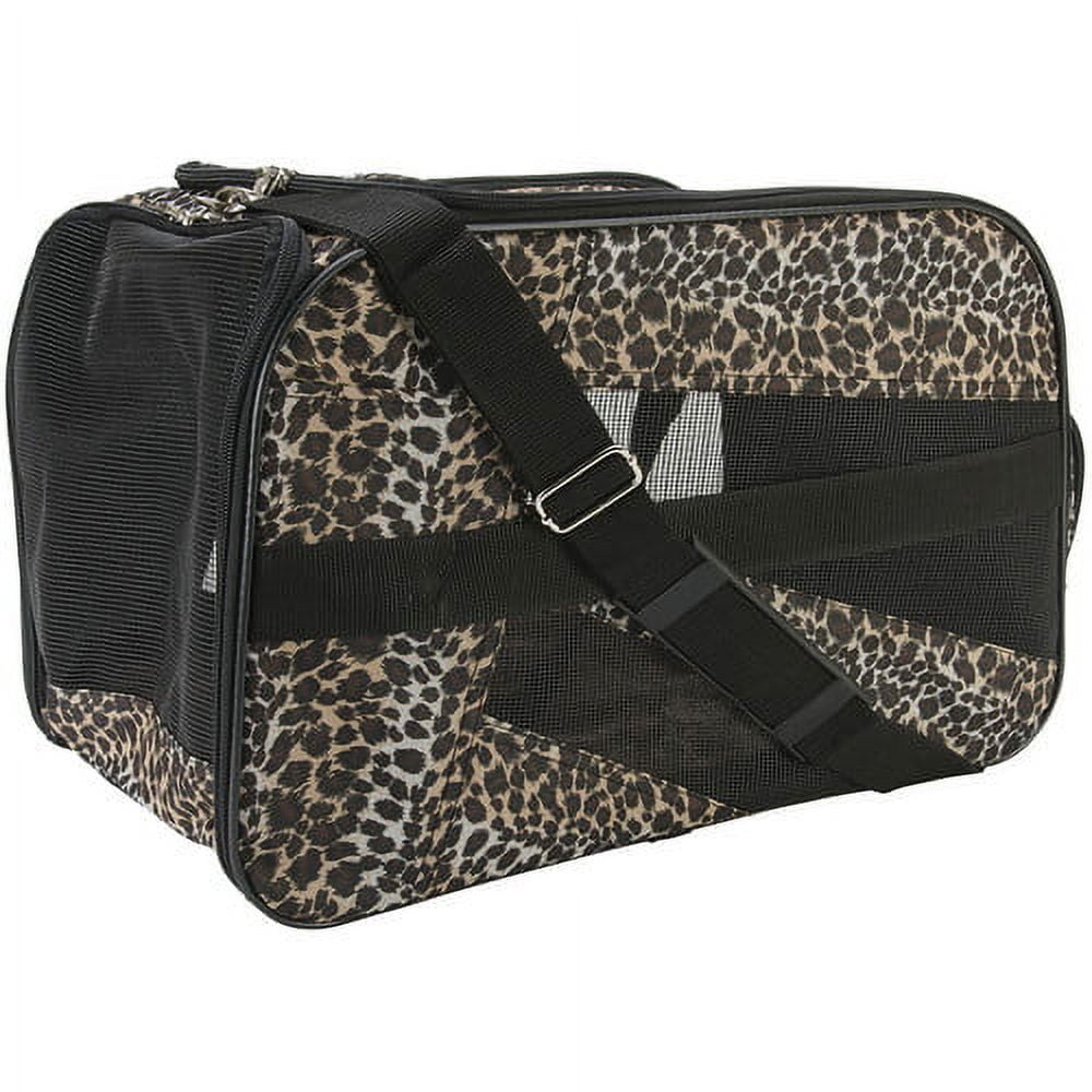 Pet Smart Cart Carrier -Medium 20 Inch X 4 Inch X 11 Inch-Leopard ...