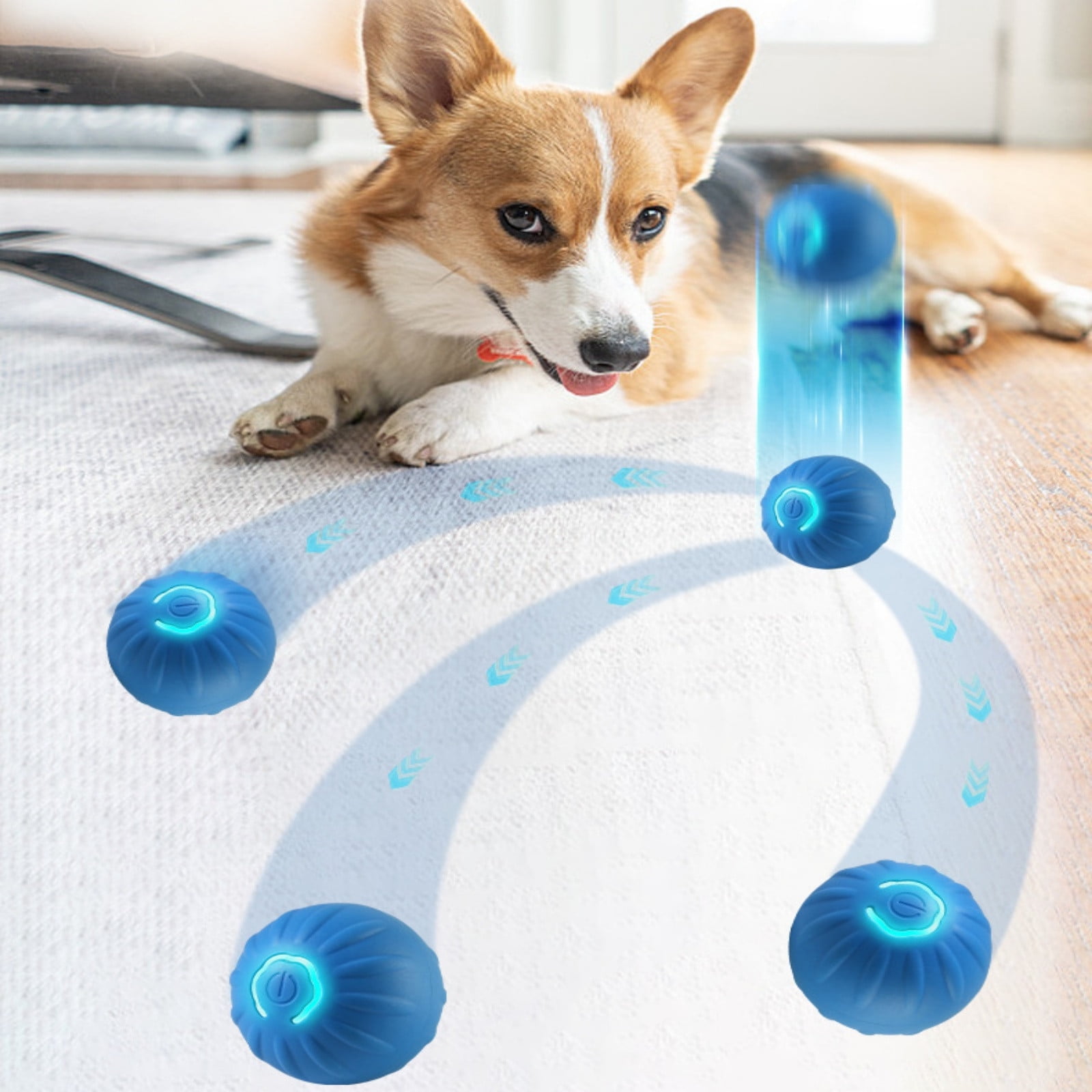 Pet Smart Jumping Ball,Interactive Dog Toys Dog Ball,Automatic Moving ...