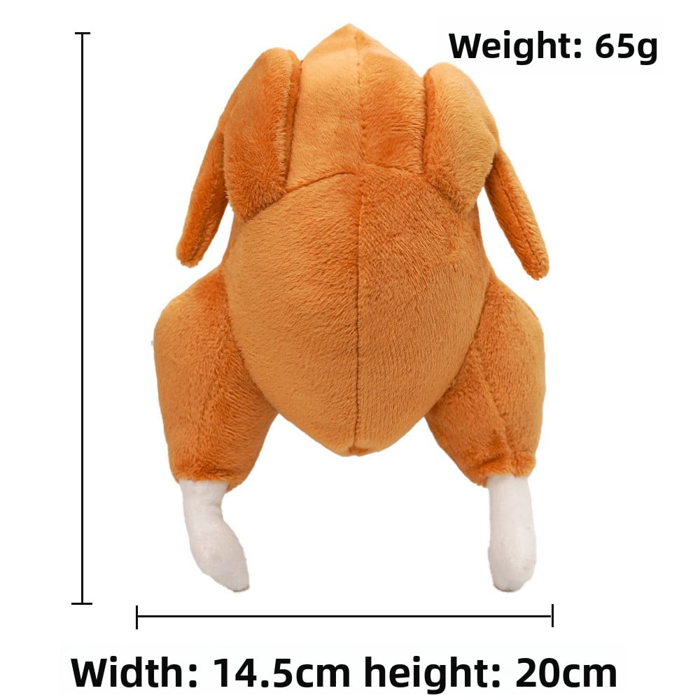 Pet Sound Toy Roasting Chicken Squeaky Plush Toy Turkey Toy Dog Toy Pet ...