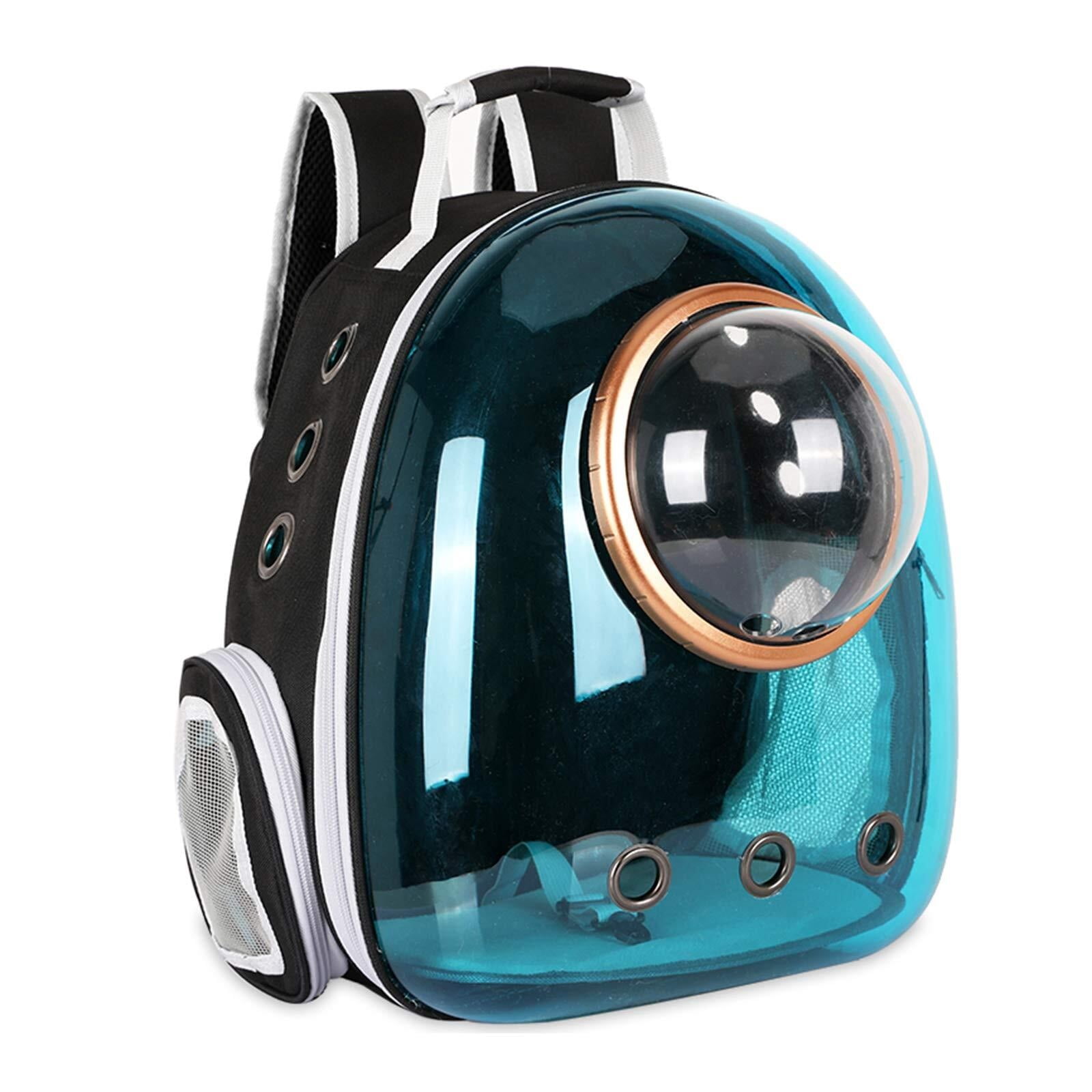 A Pet Space Capsule Backpack, Small Medium Cat Puppy Dog Carrier ...