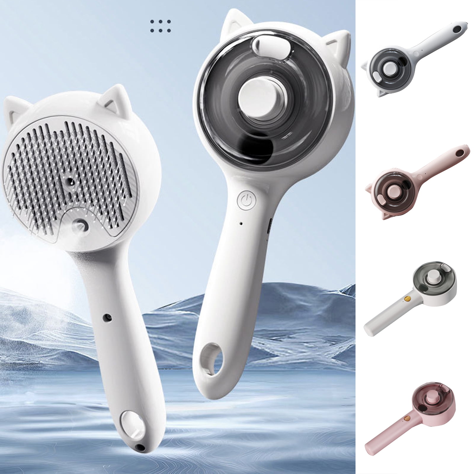 Pet Spray Comb Cat Massager Pet Grooming Tool With Mist Function For ...