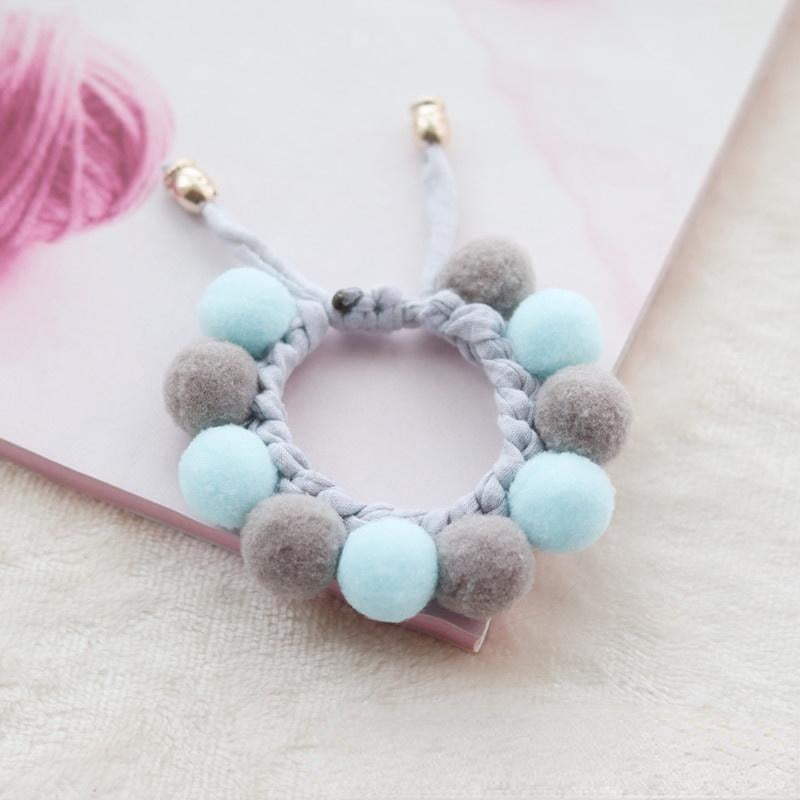 Pet Sticky Ball collars Adjustable Dogs cats Plush collars Puppies cute ...
