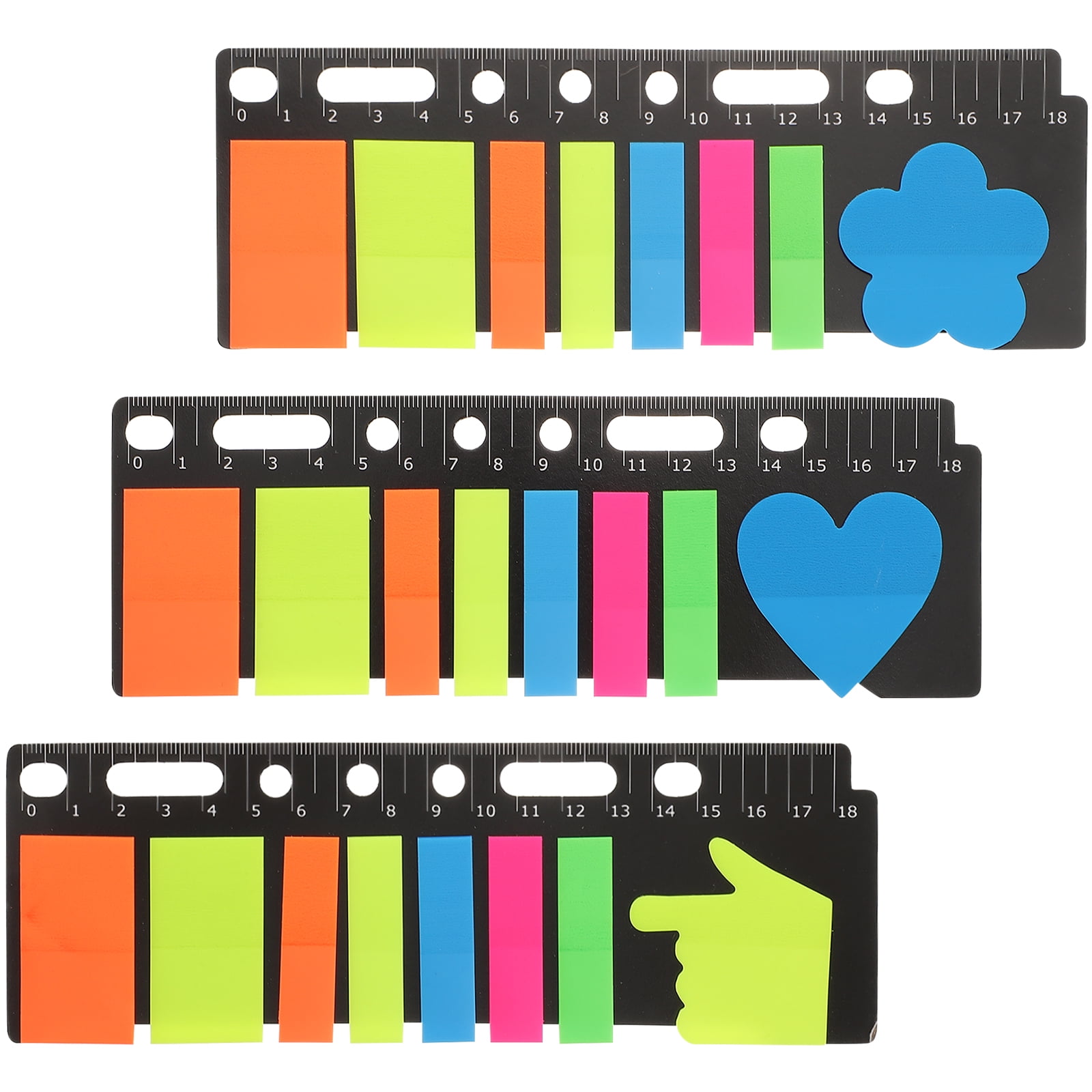 Pet Sticky Notes 3 Set Memo Stickers Page Markers Highlighters Books ...