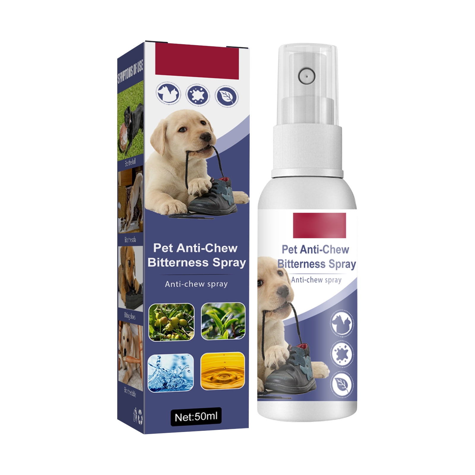 Pet Stop Biting Spray for Dogs – Anti-Chewing Deterrent Spray for ...