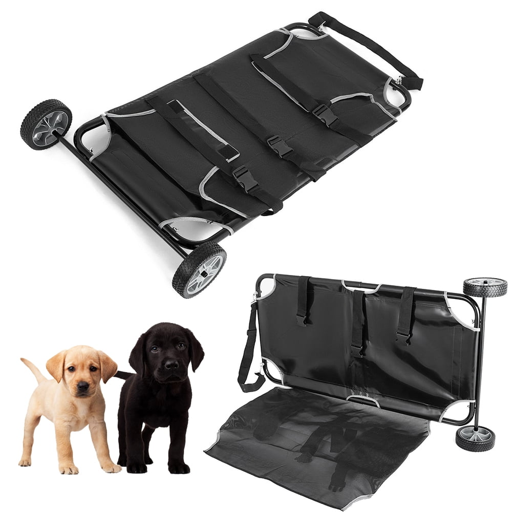 Pet Stretcher with High Load Capacity (110 lbs), Soft Cloth for Comfort ...