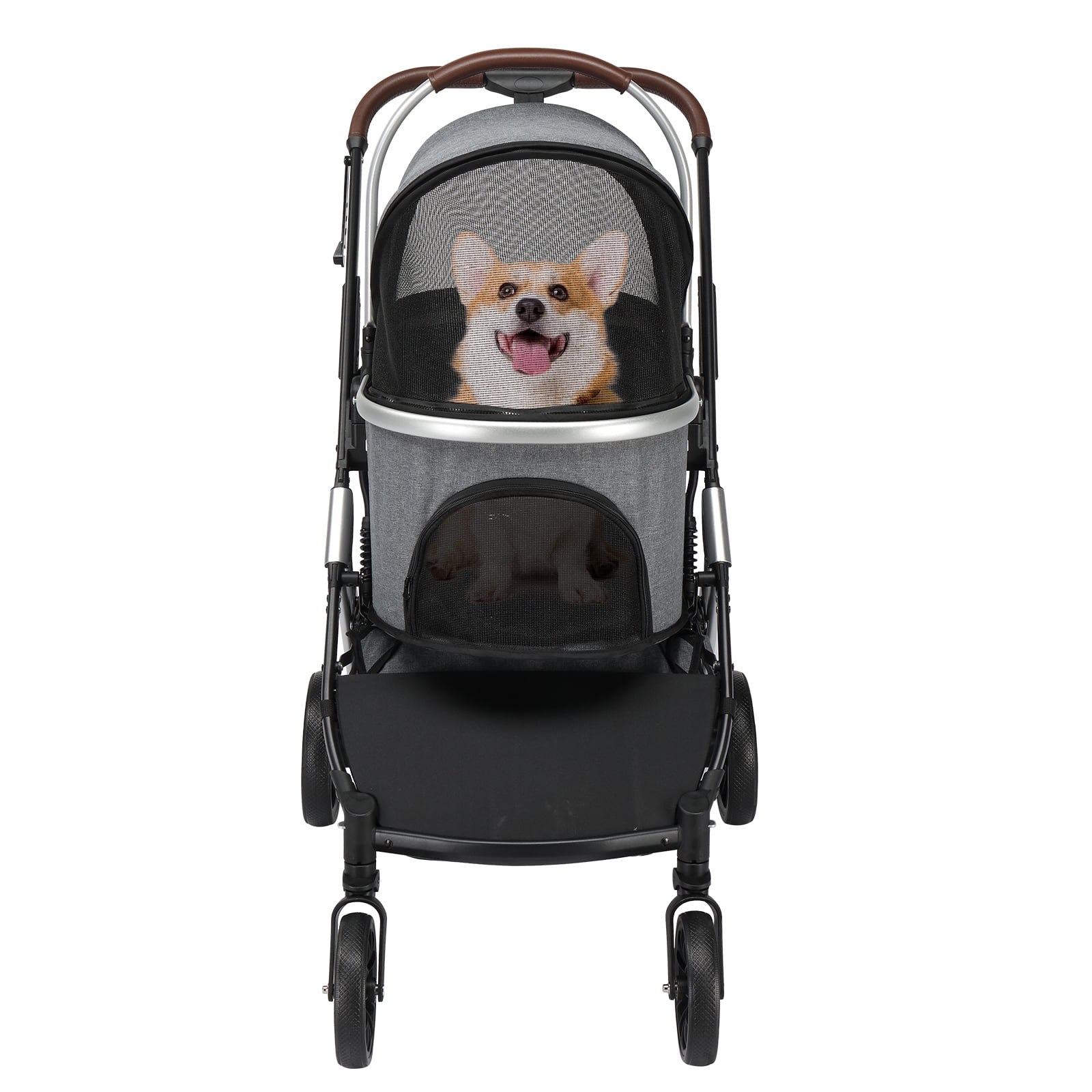 Pet Stroller 3 in 1, Folding Lightweight Dog Stroller with Detachable ...