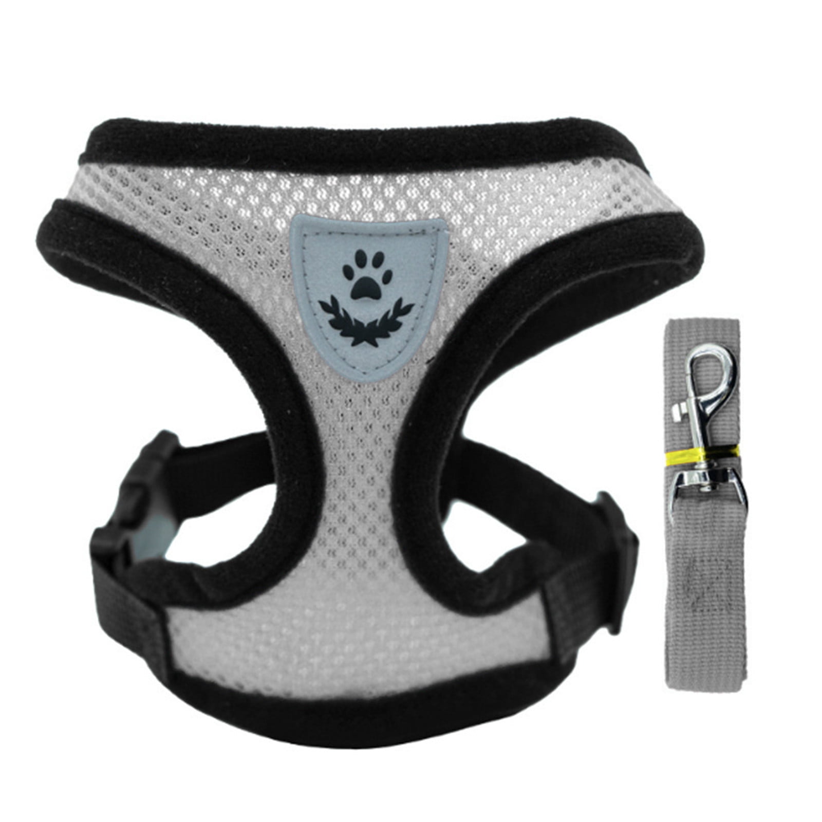 Pet Supplies Adjustable Soft Mesh Cat Walking Chest Strap and ...