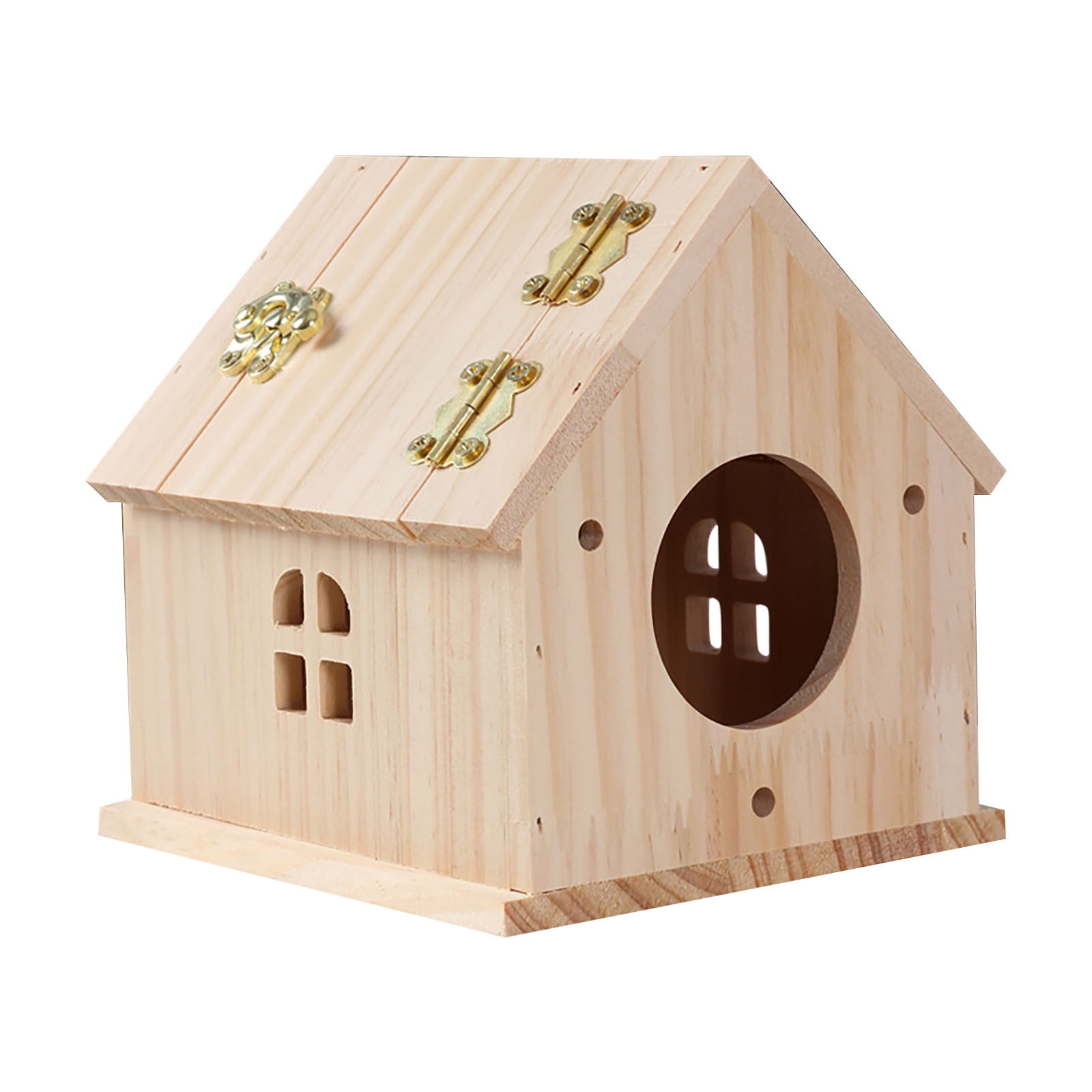 Pet Supplies Birdhouse Kits DIY Wooden Birdhouse for Kids with Paint ...