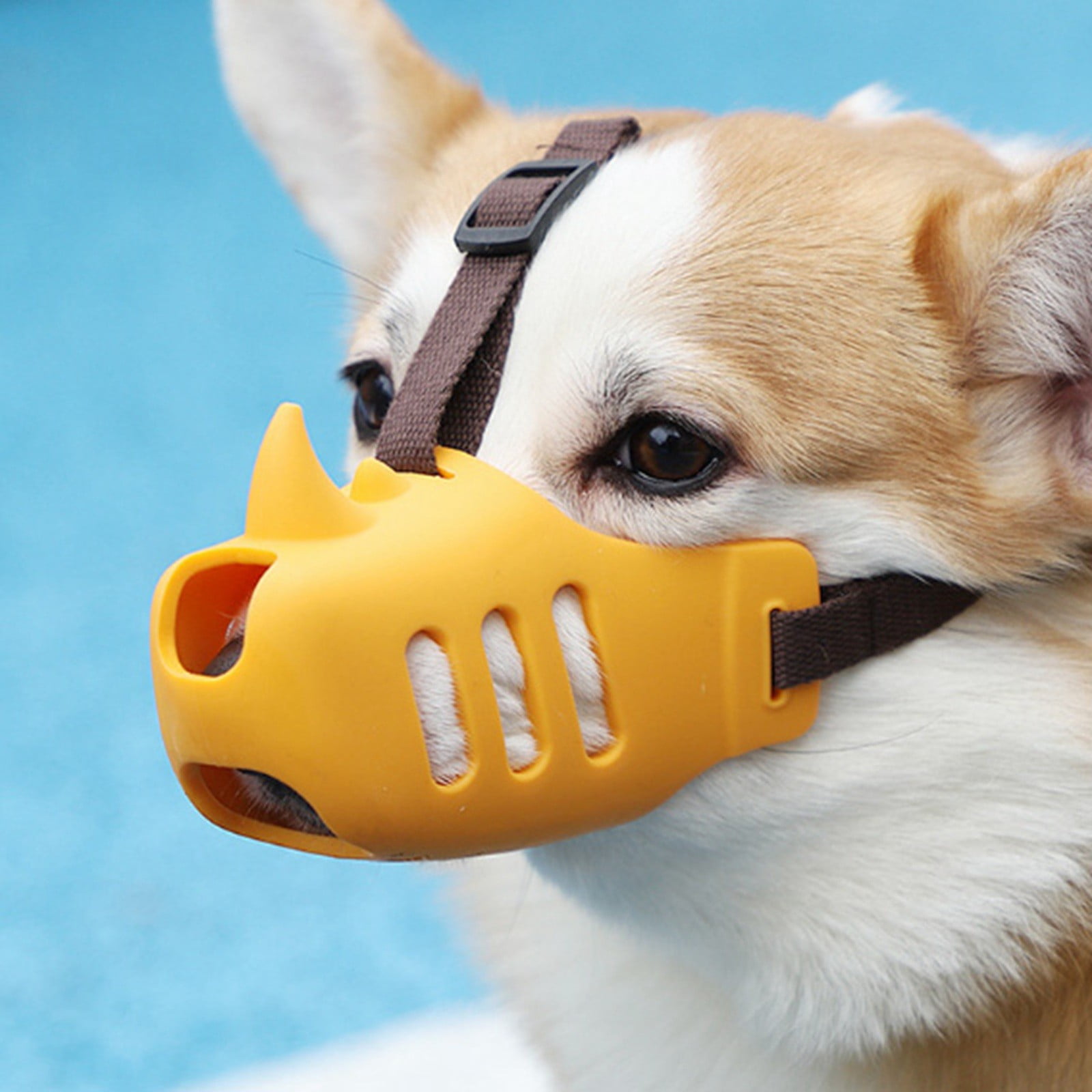 Pet Supplies Dog Muzzle Humanized Design Breathable Adjustable Biting ...