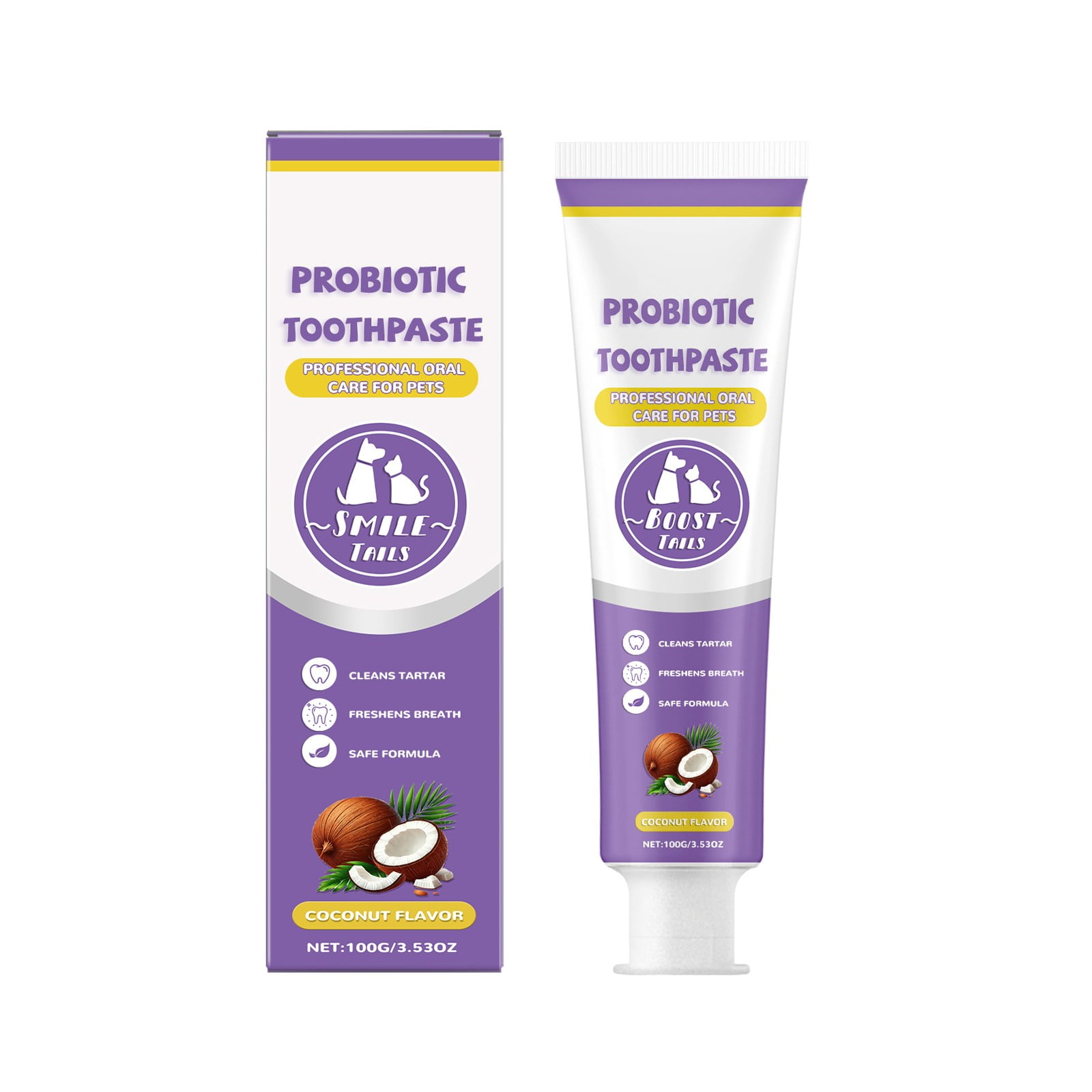 Pet Supplies Natural Probiotic Toothpaste for - Breath Control Solution ...