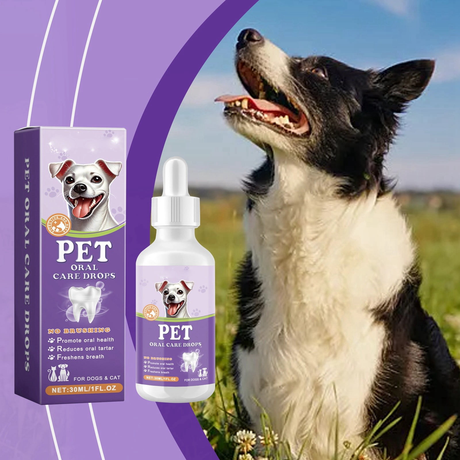 Pet Supplies Oral Care Solution Pet Breath Drops Health Dietary ...