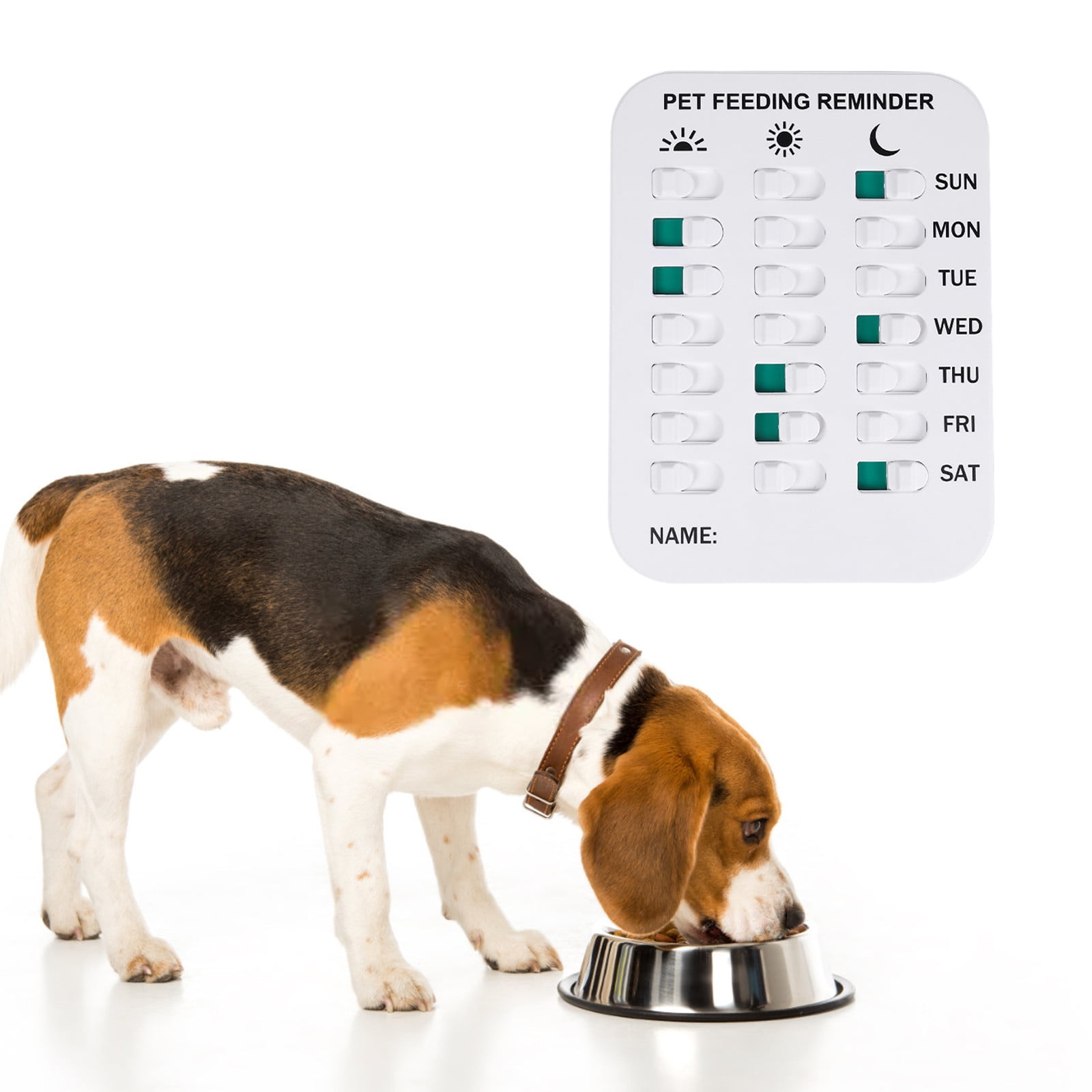 Pet Supplies Pet Feeding Record Board Cat And Dog Feeding Tips Reminder ...