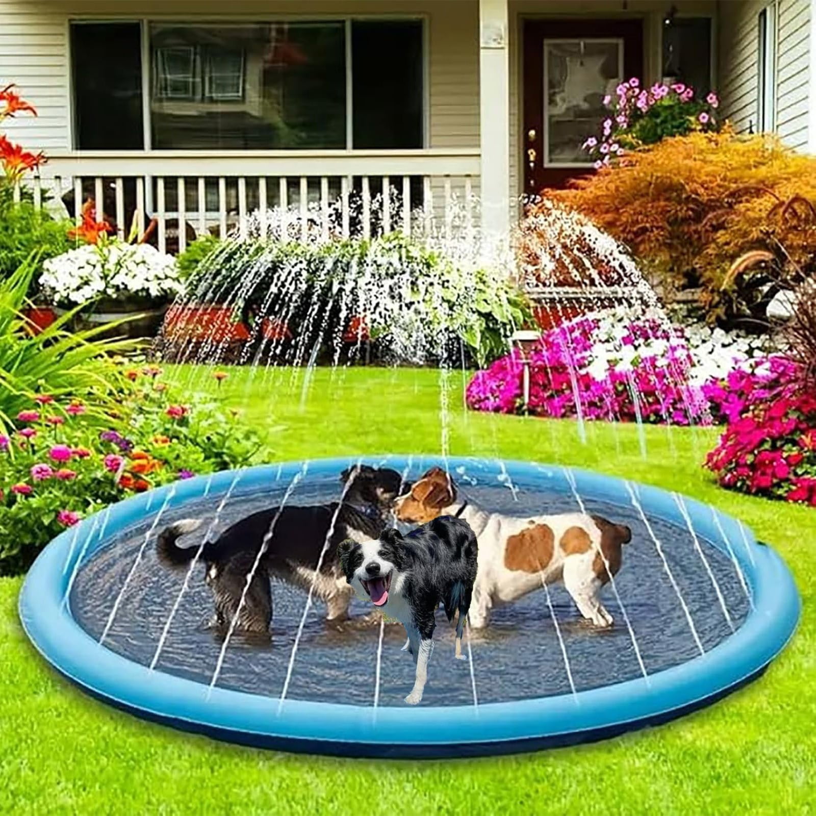 Pet Supplies,Splash Pool Splash Pad Fidosplash For Dogs Faves Splash ...
