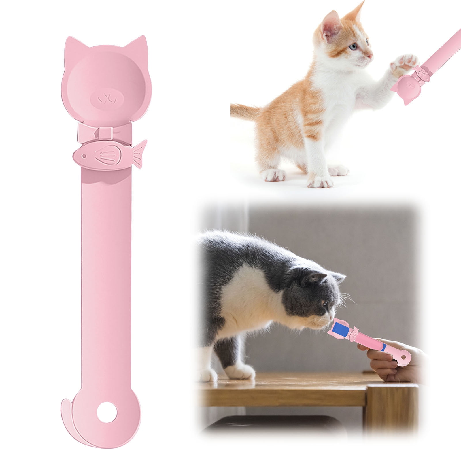 Pet Supplies Strip Feeders Can Spoon Cat Feeder Spoon Dispenser Pusher ...