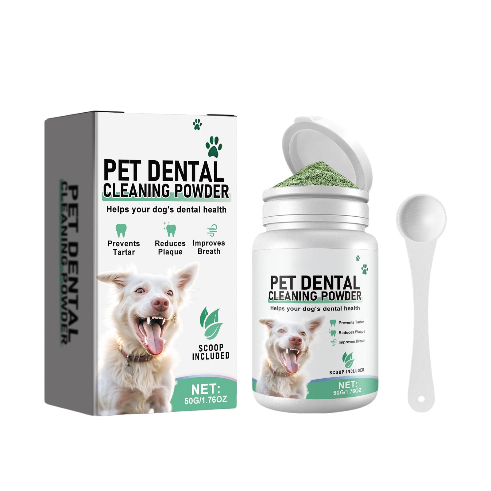 Pet Supplies Teeth Cleaning Powder for Dogs, Pets Dental Formula Dog ...