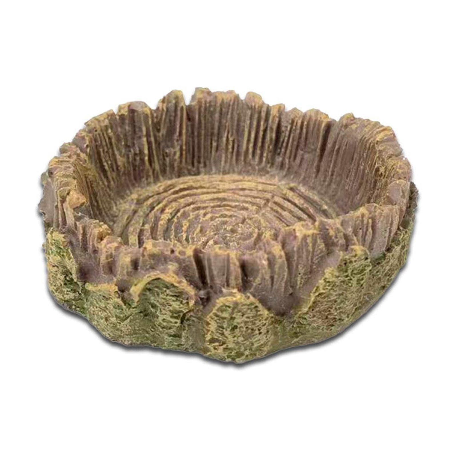 Pet Supplies Wooden Turtle Stand with Built-in Food Bowl and Automatic ...