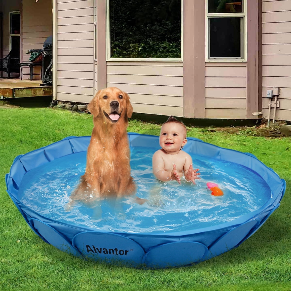 Pet Swimming Pools Large Kiddie Shower Puppy Dog Bathing Tub - Walmart.com