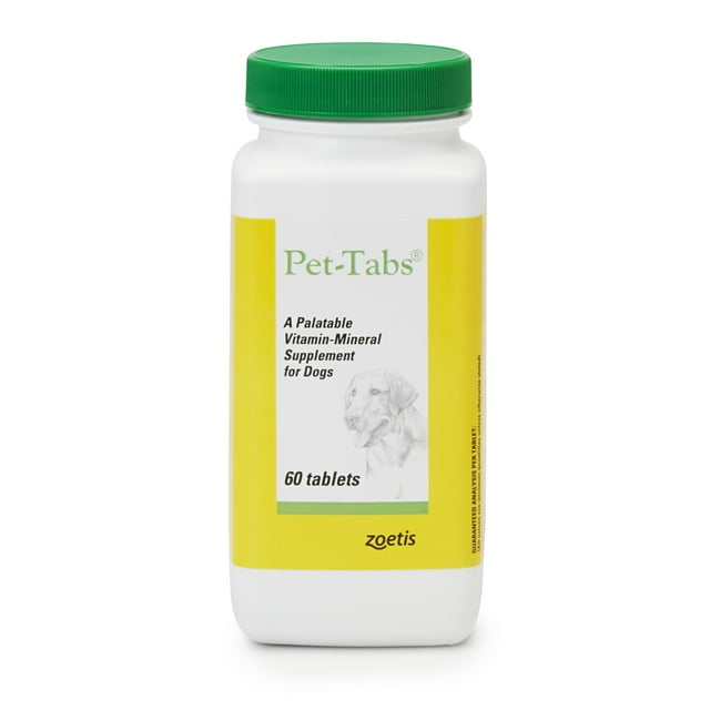 Pet-Tabs Multivitamin and Mineral STF9 Supplement for Dogs, Chewable ...