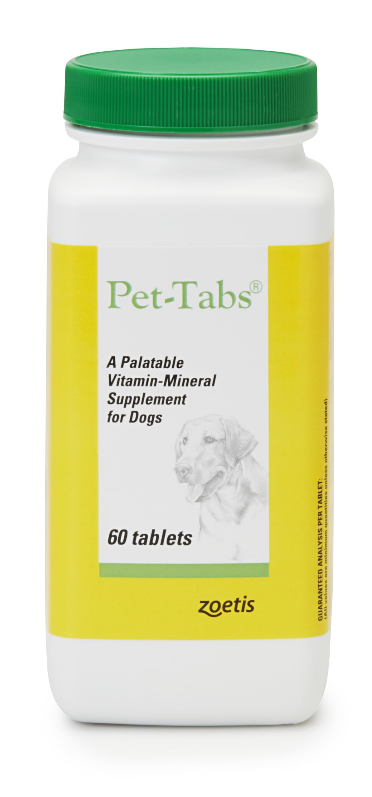 Pet-Tabs Multivitamin and Mineral Supplement for Dogs, Chewable Tablet ...