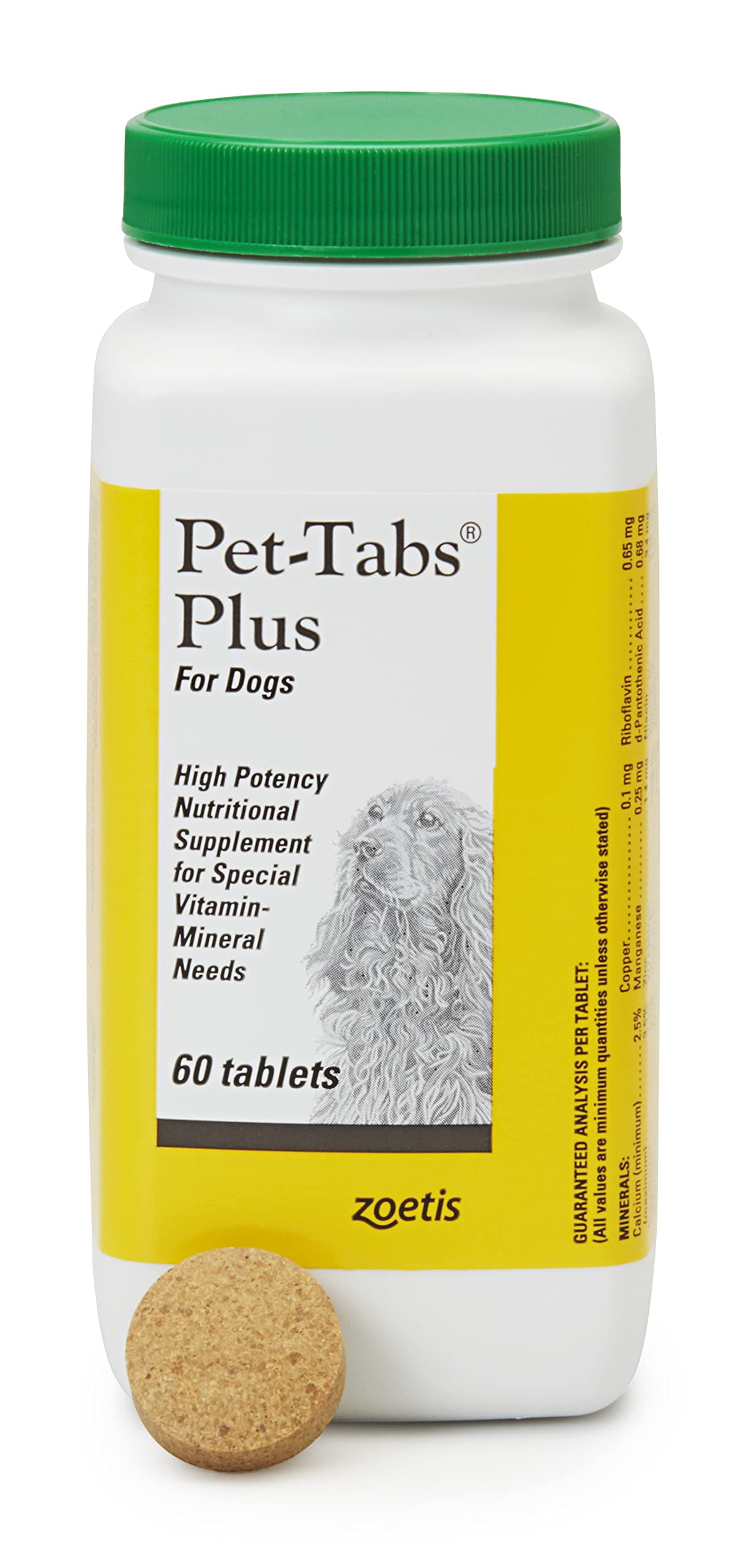 Pet-Tabs Plus Multivitamin and Mineral Supplement for Dogs with Special ...