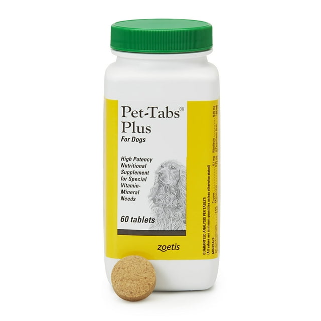Pet-Tabs Plus Multivitamin and Mineral Supplement for Dogs with Special ...