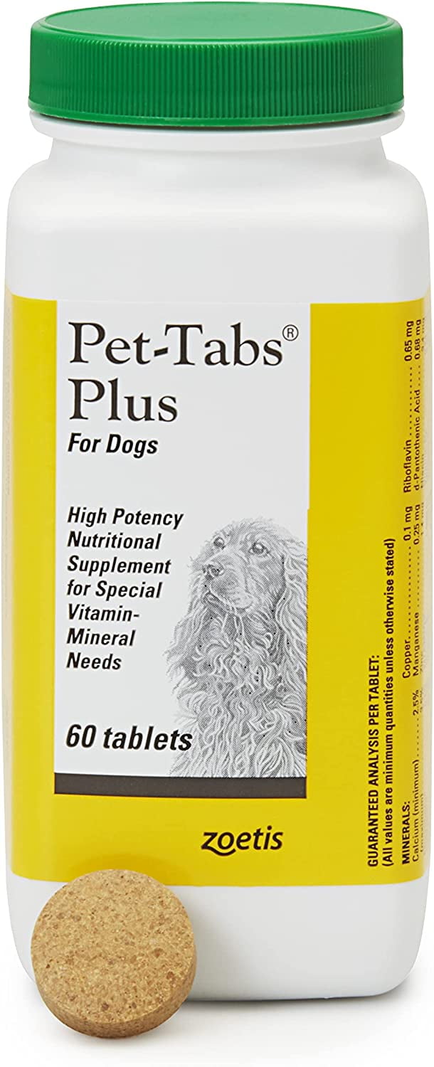 Pet-Tabs Plus Multivitamin and Mineral Supplement for Dogs with Special ...