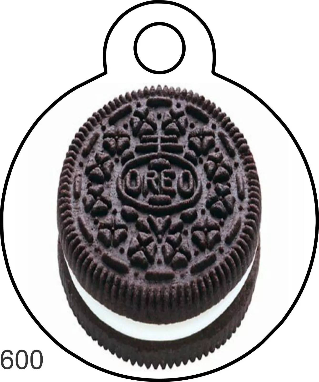 Pet Tag Personalized Pet Id Tag For Dog And Cat Round Tag Unique Oreo ...