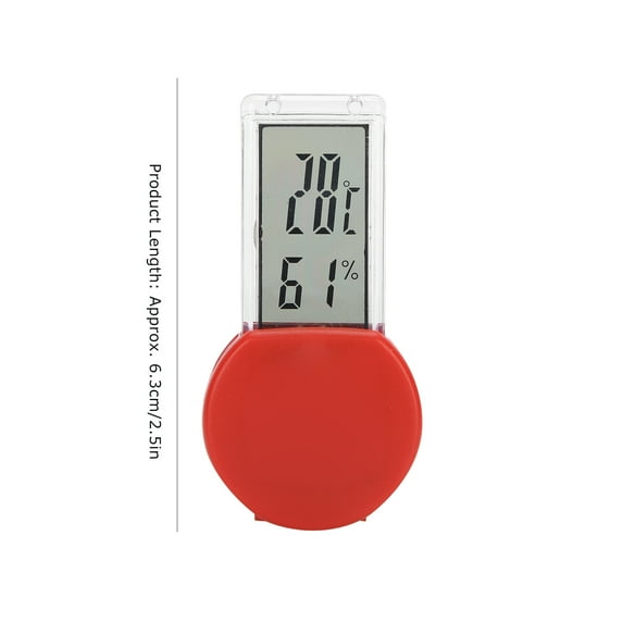 Reptile Tank Thermometer Hygrometer, Digital Temp Humidity Monitor For ...