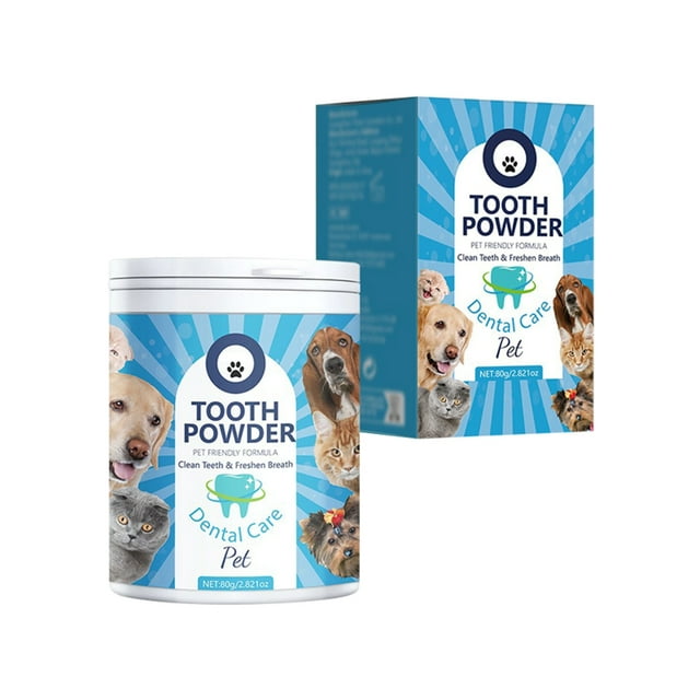 Pet Tooth Cleaning Powder for Dogs and Cats to Improve Bad Breath and ...
