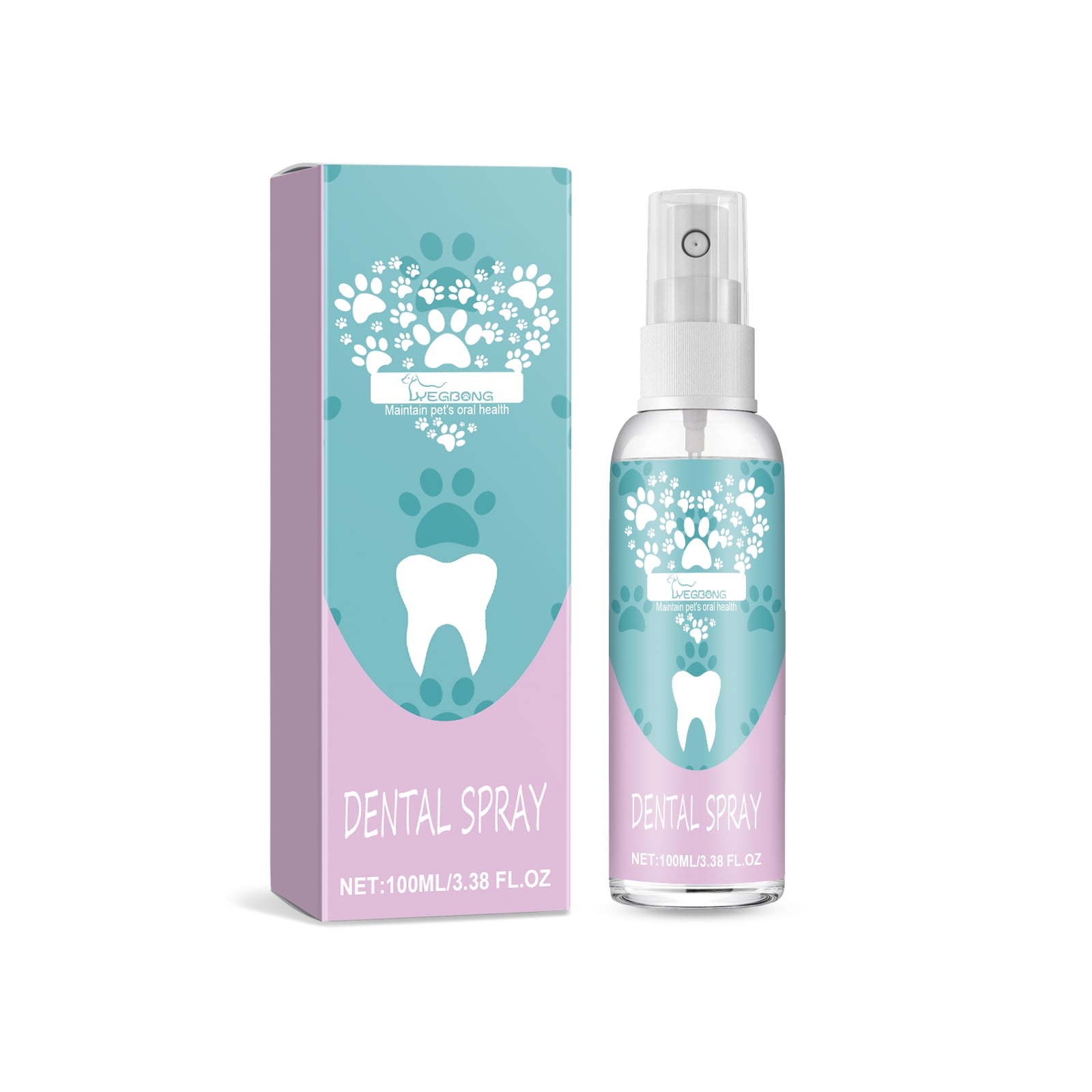 Pet Tooth Spray, Care And Clean Pet Mouth Teeth To Remove Stains And ...