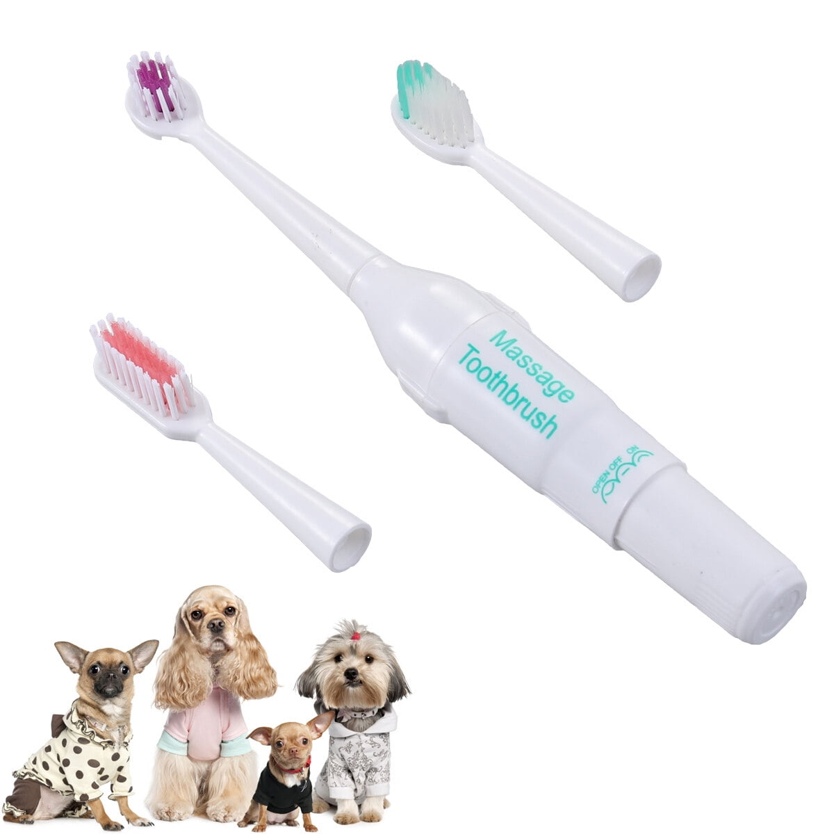 Pet Toothbrush Pen Dog Brushing Kit Automatic Toothbrushes - Walmart.com