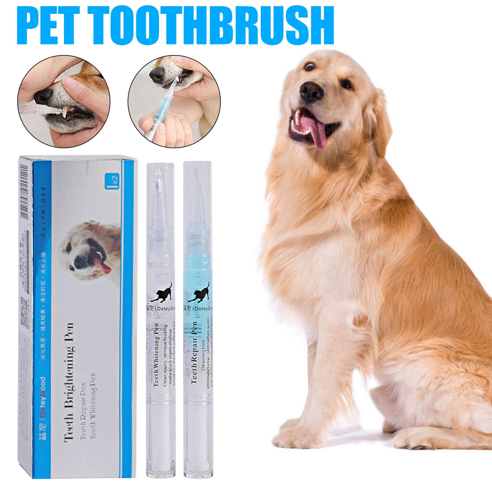 Pet Toothbrush Pen for Strengthen Gums & Brightening | Essential Oral ...