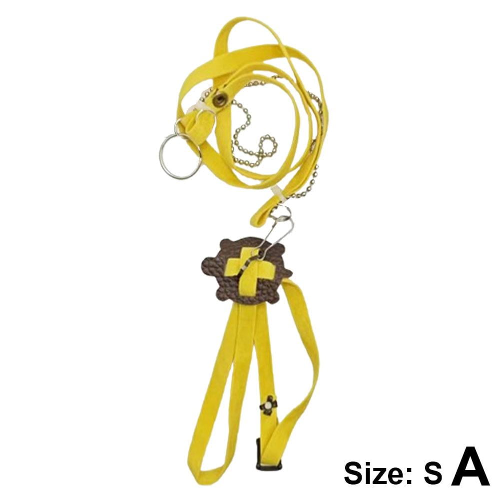 Pet Tortoise Turtle Leather Harness Strap Chest Collar Walking Lead ...
