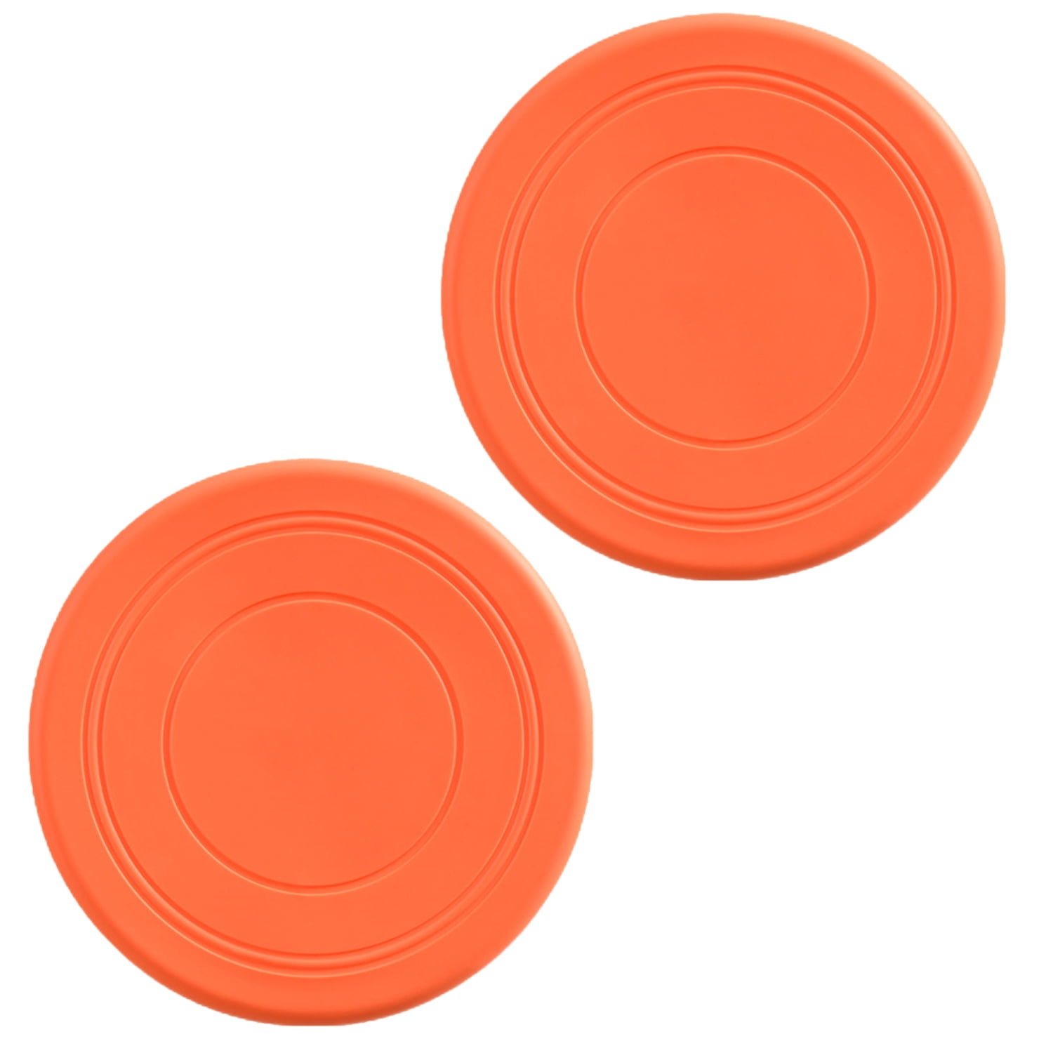 Pet Toy Dog Frisbee, 2 Pack 7 Inch Bite-Resistant Soft Frisbees, Pet ...