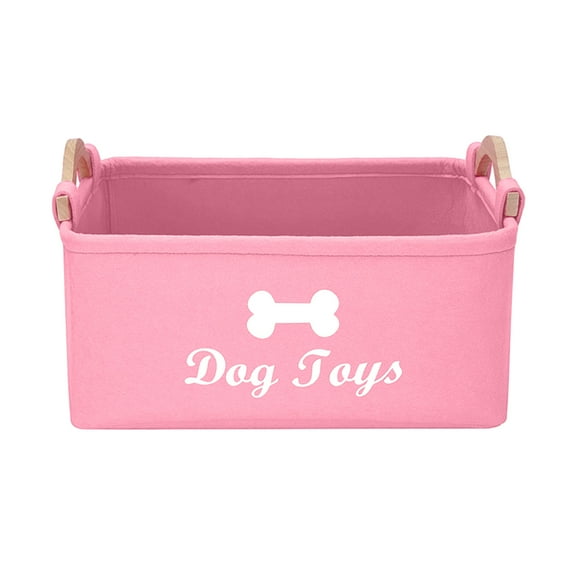 Pet Toy Storage Box - Lightweight Flexible Large Capacity Organizer for ...