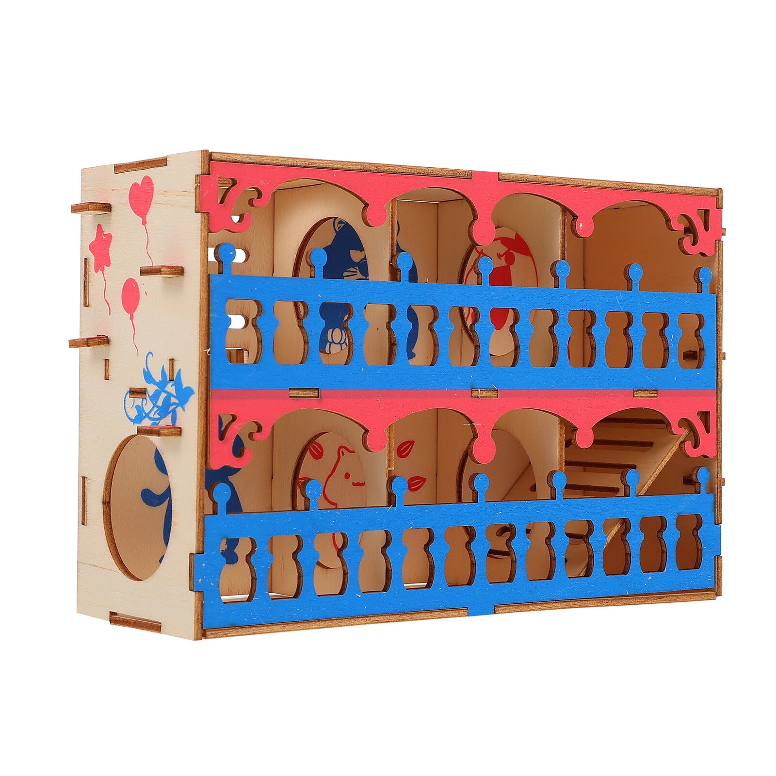 Pet Toys Guinea Pig Play Hamster Gerbil Labyrinth Small Log - Walmart.com