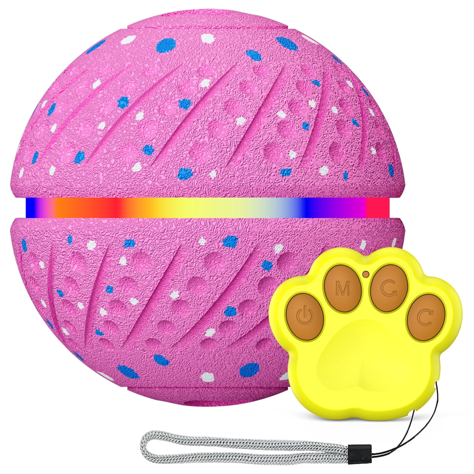 Pet Toys for Dogs Yifan, Interactive Smart Automatic Bouncing Dog Toy ...