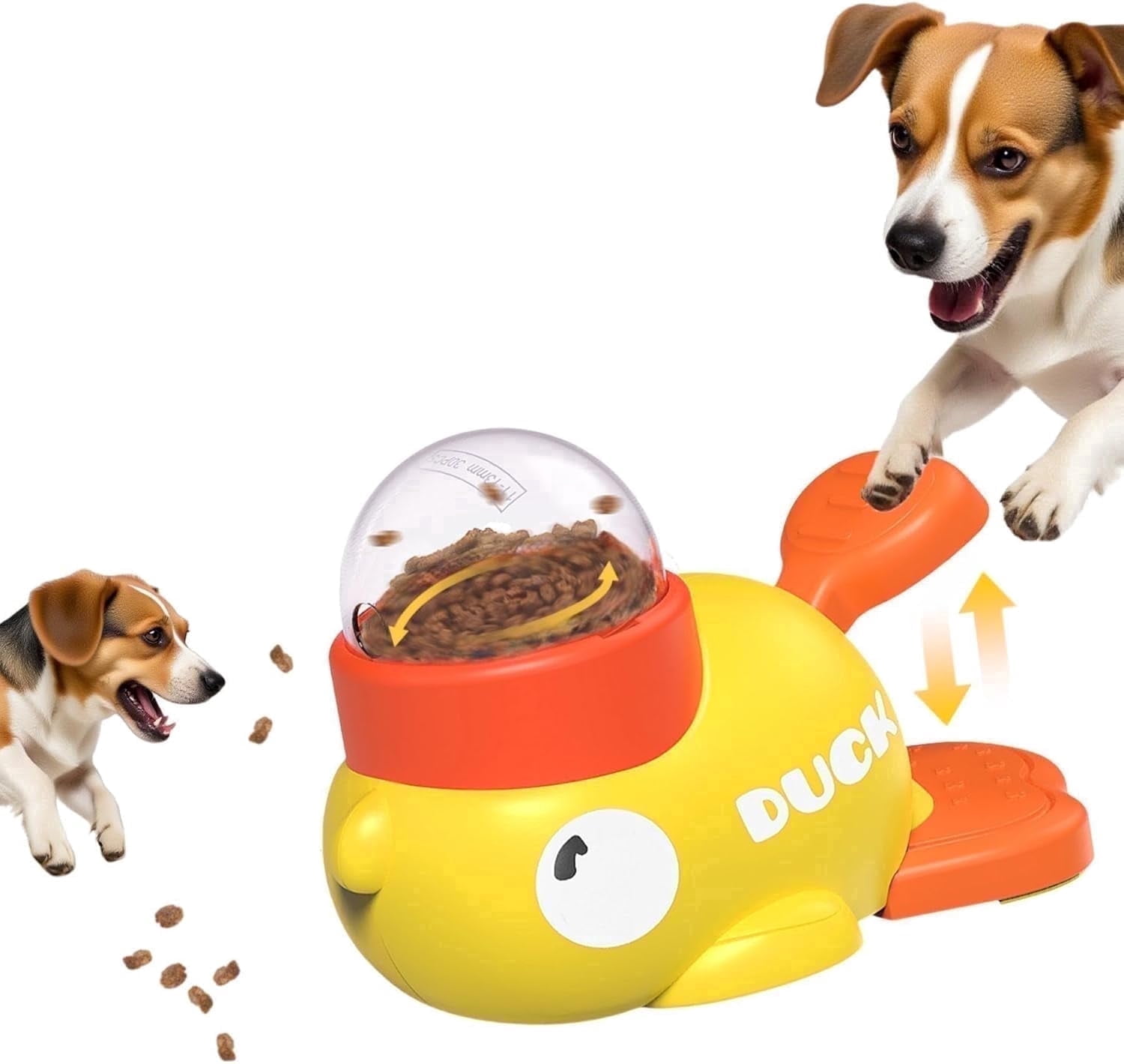 Pet Treat Dispenser Toy, Duck Dog Puzzle Feeder, Interactive Dog Toy ...