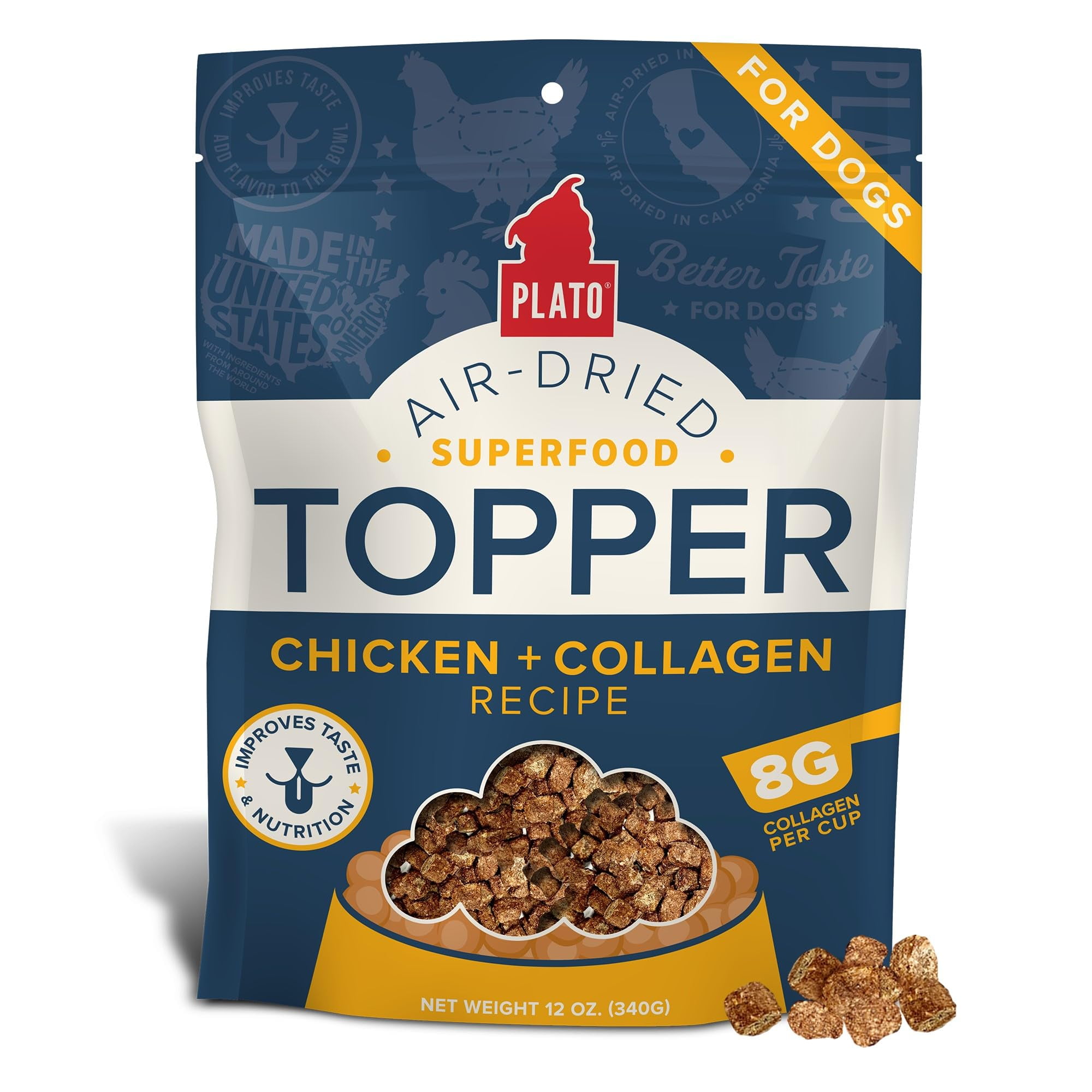 Pet Treats Dog Food Toppers - Air-Dried Dog Food Toppers For Dry Food ...