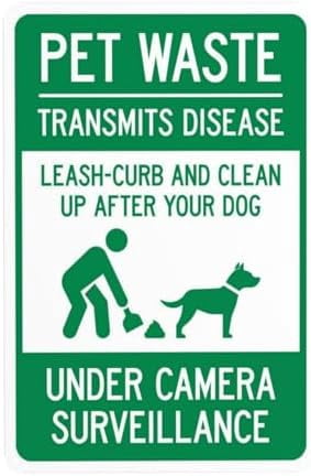 Pet Waste Leash-Curb and Clean Up After Your Dog Under Camera ...